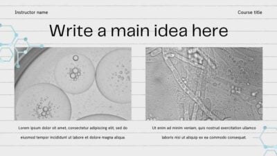 Genetics And Molecular Biology. Free Slides Template — SlidesCarnival