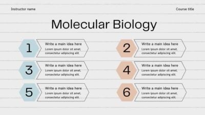 Genetics And Molecular Biology. Free Slides Template — SlidesCarnival