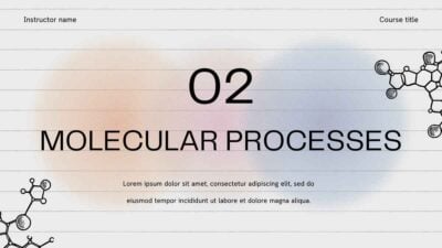 Genetics And Molecular Biology. Free Slides Template — SlidesCarnival