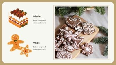 Minimal Illustrated Christmas Recipe. PPT & Google Slides Template ...