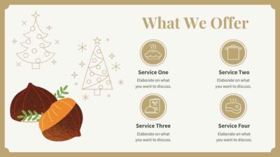 Minimal Illustrated Christmas Recipe. PPT & Google Slides Template ...