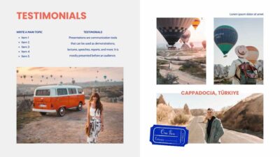 Minimal Illustrated Travel Agency Brochure. Free PPT & Google Slides ...