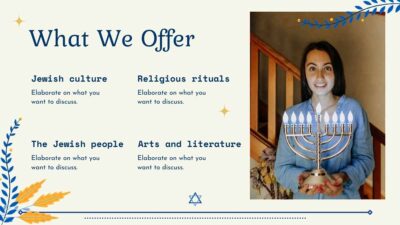 Minimal Jewish Culture. Free Presentation Template — SlidesCarnival