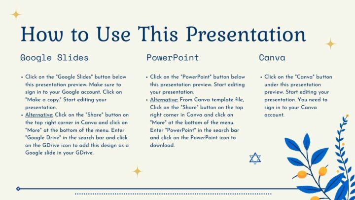 Minimal Jewish Culture. Free Presentation Template — SlidesCarnival