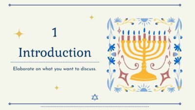 Minimal Jewish Culture. Free Presentation Template — SlidesCarnival