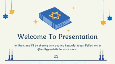 Minimal Jewish Culture. Free Presentation Template — SlidesCarnival