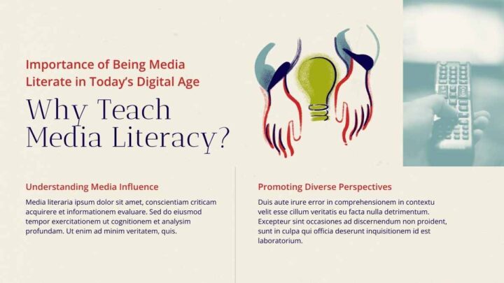 Media Literacy. Free PPT & Google Slides Template — SlidesCarnival