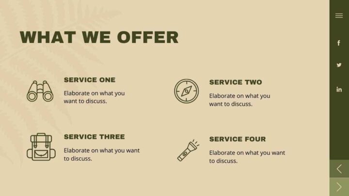 Hiking Survival Kit. Slides Template — SlidesCarnival