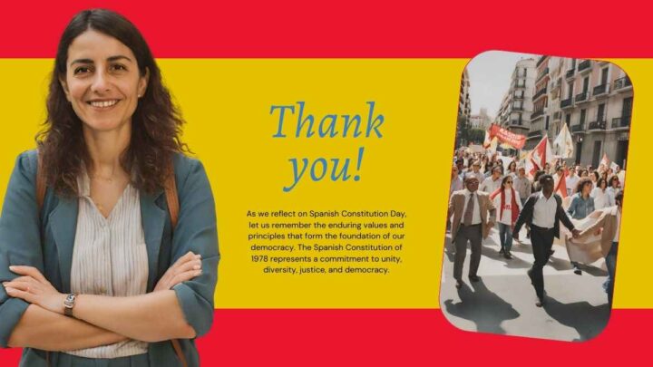 Spanish Constitution Day Free Ppt Google Slides Template