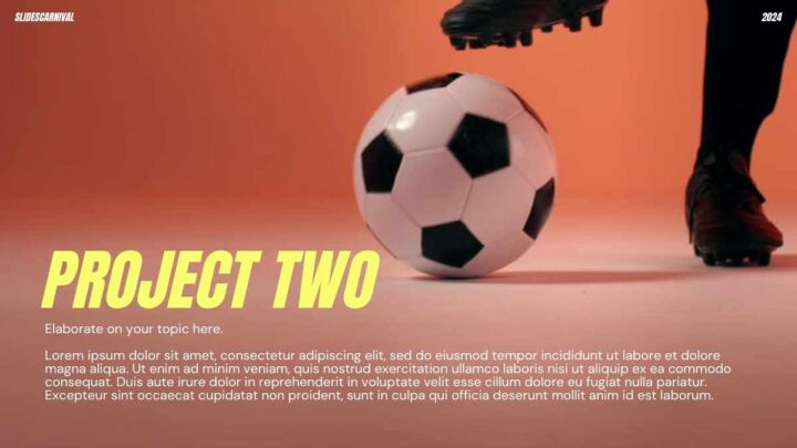 Soccer . Free Slides Template — SlidesCarnival
