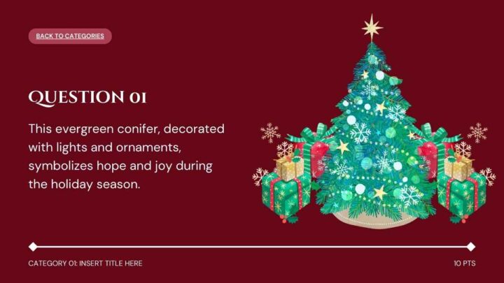 What's the Question Game Christmas Party Game. Free PPT & Google Slides ...