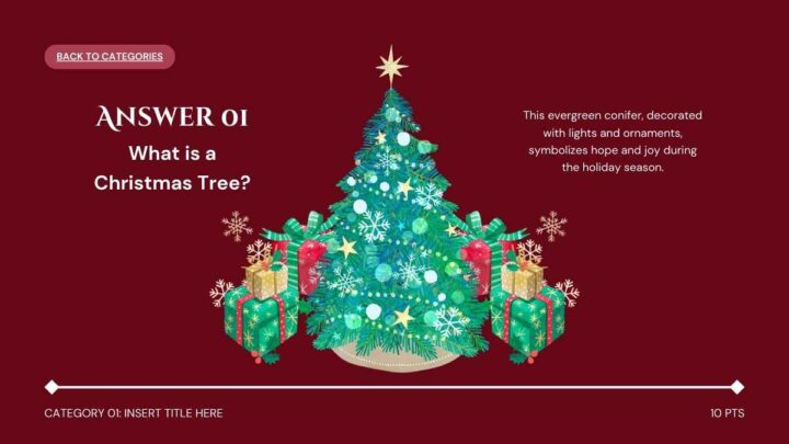 What's the Question Game Christmas Party Game. Free PPT & Google Slides ...