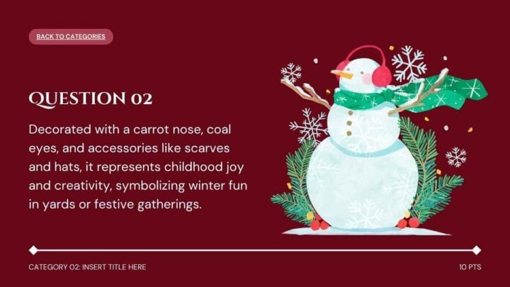 What's the Question Game Christmas Party Game. Free PPT & Google Slides ...
