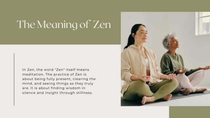 Zen Buddhism. Free Slides Template — SlidesCarnival