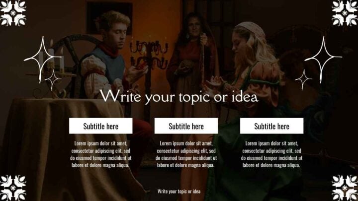 Minimalistic Medieval Theatre History Class. Free PPT & Google Slides ...