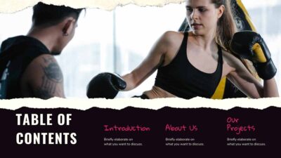 Cool Minimalistic Personal Trainer Portfolio. Free PPT & Google Slides ...