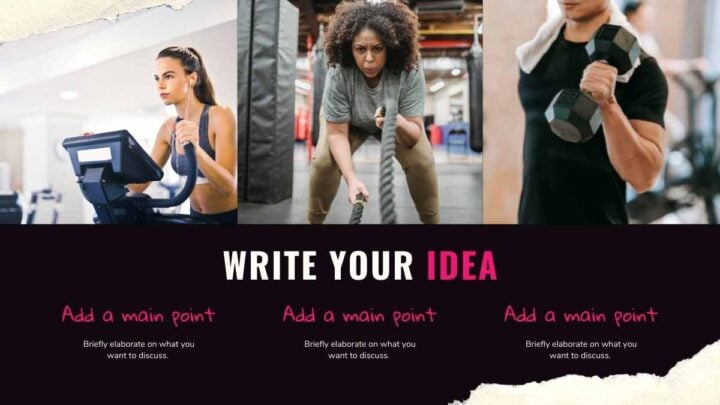 Cool Minimalistic Personal Trainer Portfolio. Free PPT & Google Slides ...