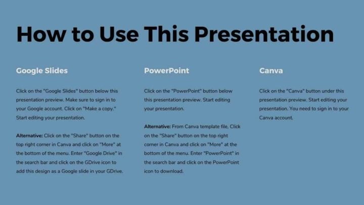 Minimalistic Real Estate Open House Website Design. PPT & Google Slides ...