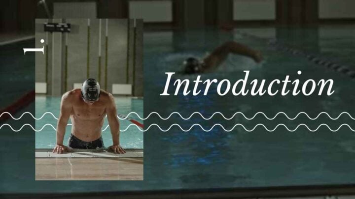 Minimalistic Swimming Lesson Sports. Free Presentation Template ...