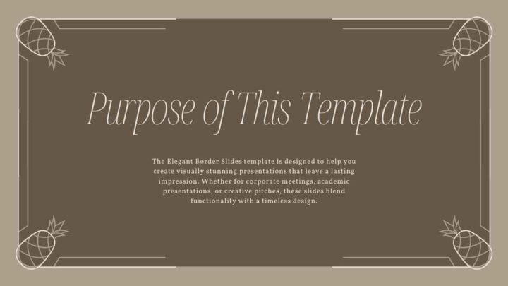 Elegant Border. Free PPT & Google Slides Template — SlidesCarnival