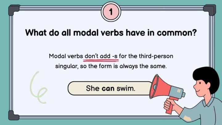 Modal Verbs and Adjective Order Lesson. Free PPT & Google Slides ...