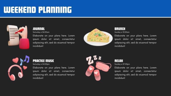 Modern 3D August 2026 Daily Calendar. Free Presentation Template ...