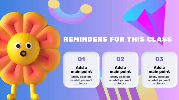 Modern 3D Learning-by-Teaching Activity. PPT & Google Slides Template ...