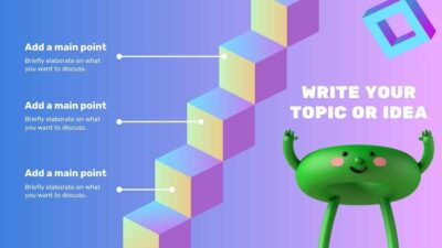 Modern 3D Learning-by-Teaching Activity. PPT & Google Slides Template ...