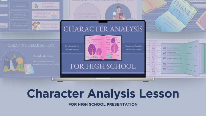 Modern Character Analysis Lesson for High School. Free PPT & Google ...