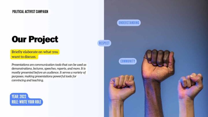 Political Activist Campaign. Free Presentation Template — SlidesCarnival