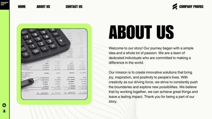 Accounting Services Company Profile. Free Slides Template — SlidesCarnival