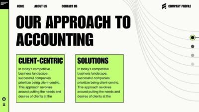 Accounting Services Company Profile. Free Slides Template — SlidesCarnival