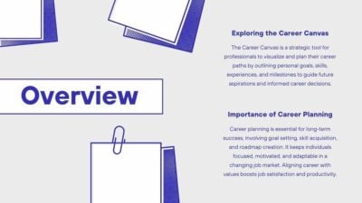 Career Canvas Infographics. Free Slides Template — SlidesCarnival