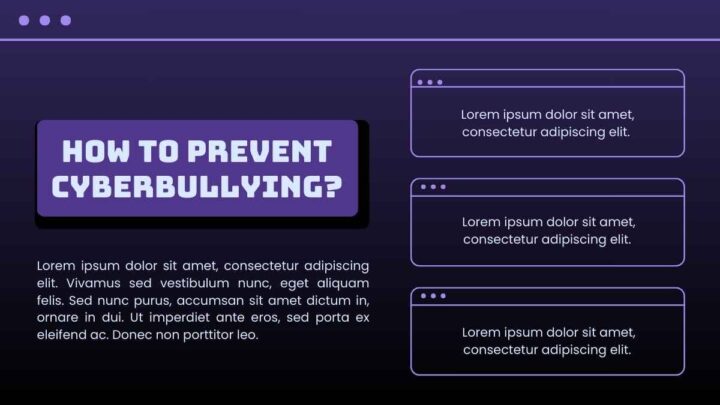 Cyber Bullying. Free PPT & Google Slides Template — SlidesCarnival