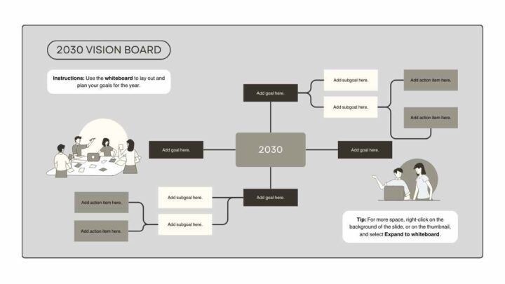 Goal Setting Vision Board. Free Slides Template — SlidesCarnival