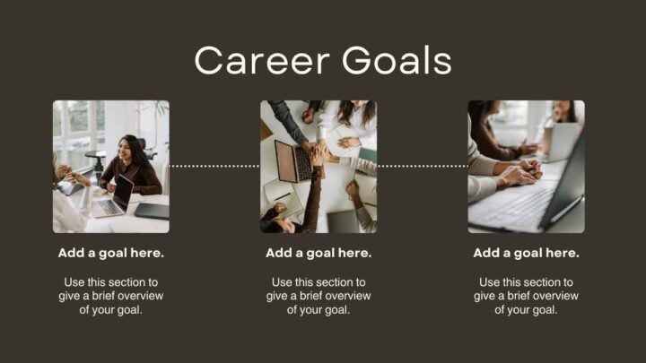 Goal Setting Vision Board. Free Slides Template — SlidesCarnival
