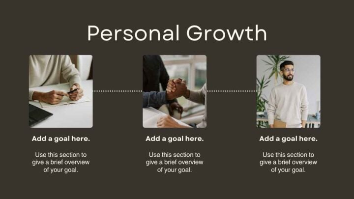 Goal Setting Vision Board. Free Slides Template — SlidesCarnival