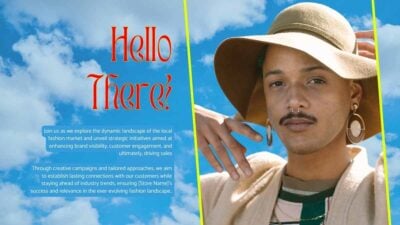 Local Fashion Store Marketing Plan. Free Presentation Template ...
