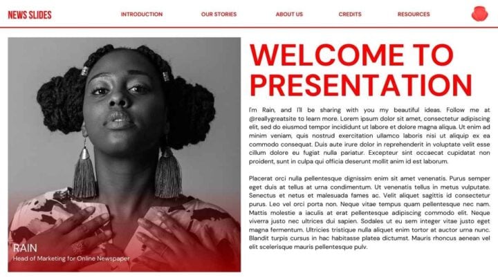 News. Free PPT & Google Slides Template — SlidesCarnival