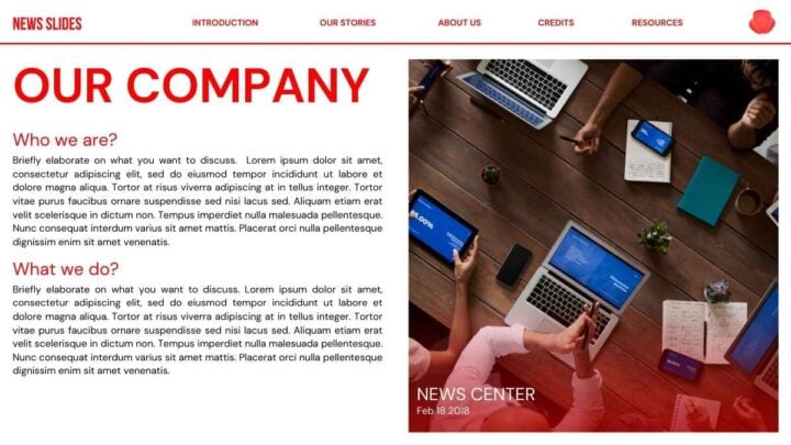 News. Free PPT & Google Slides Template — SlidesCarnival