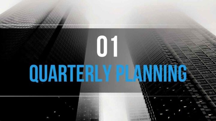 Quarterly Planning Calendar. Free PPT & Google Slides Template ...