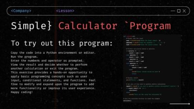 Modern 3D Programming Language Workshop for Beginners