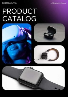 Tech Products Catalog. Free Slides Template — SlidesCarnival