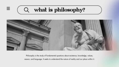 Introduction To Philosophy. Free Slides Template — SlidesCarnival