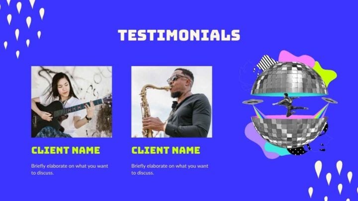 Music Streaming App Pitch Deck Creative. Free Presentation Template ...