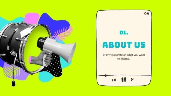 Music Streaming App Pitch Deck Creative. Free Presentation Template ...