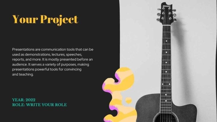 Music Subject for Middle School Classical Music Black Illustrative ...
