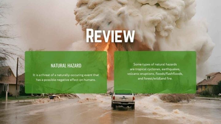 Natural Hazards Lesson. Free Lesson Slides Template — SlidesCarnival