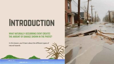 Natural Hazards Lesson. Free Lesson Slides Template — SlidesCarnival