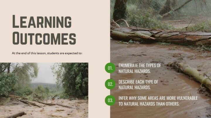Natural Hazards Lesson. Free Lesson Slides Template — SlidesCarnival